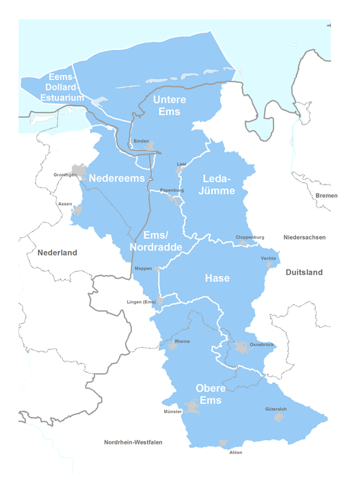 Werkgebieden • Die Ems | De Eems